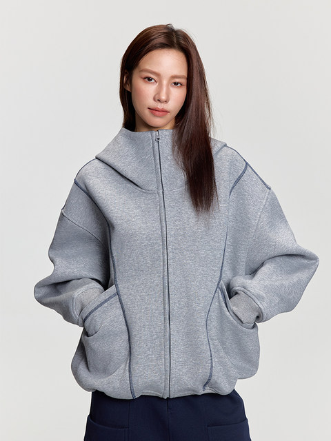 Rappeye tide brand American heavy 500G hooded zipper cardigan jacket ...