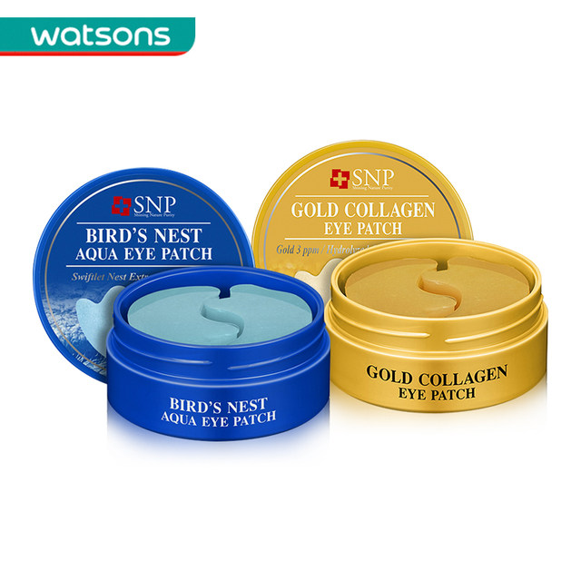 Watson's SNP God of Love Gold Collagen Ocean Bird's Nest Eye Mask ...