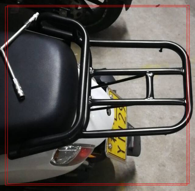 Electric car CuXi rear shelf takeaway box food delivery rack motorcycle ...