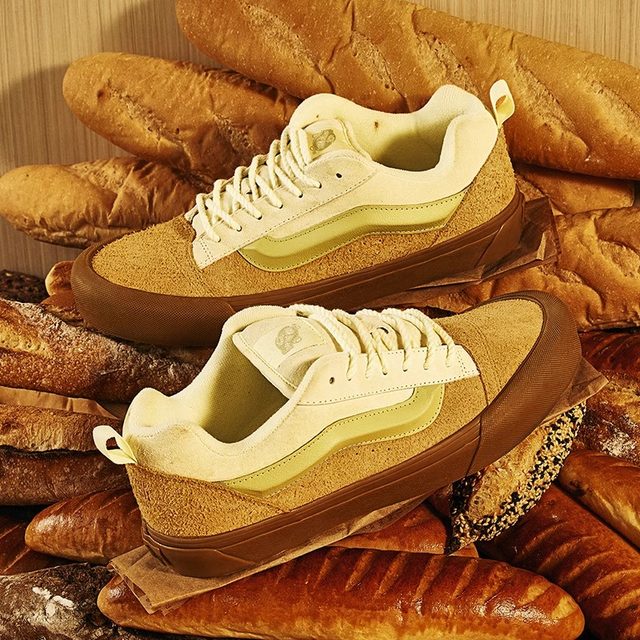 Vans Official Genuine Men's and Women's Shoes Knu Skool Raw Rubber Sole ...