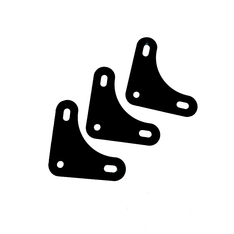 Black matte high-quality shelf fixed triangle piece shelf corner ...