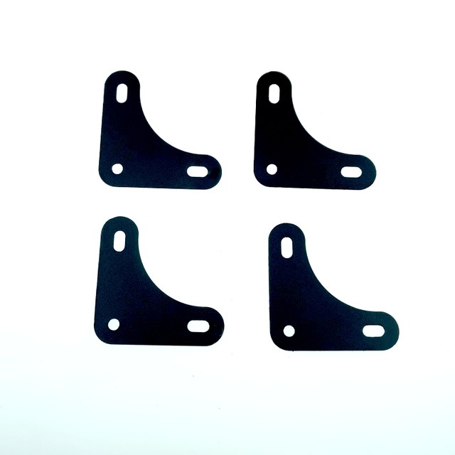 Black matte high-quality shelf fixed triangle piece shelf corner ...