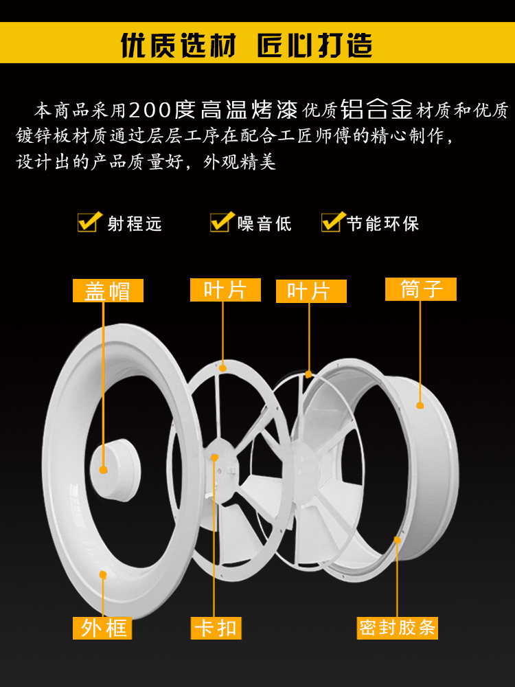 Corong Udara Melingkar 350mm Paduan Aluminium - Ventilasi AC Sentral ...