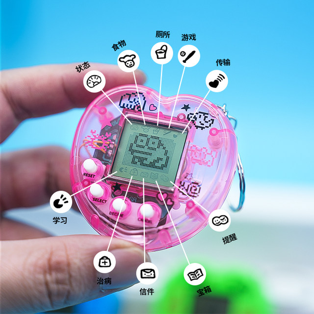 Children's Electronic Pet Machine Virtual Feeding Pet Game Console ...