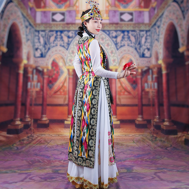 Xinjiang dance performance costumes, women's high-end Adelais clothing ...