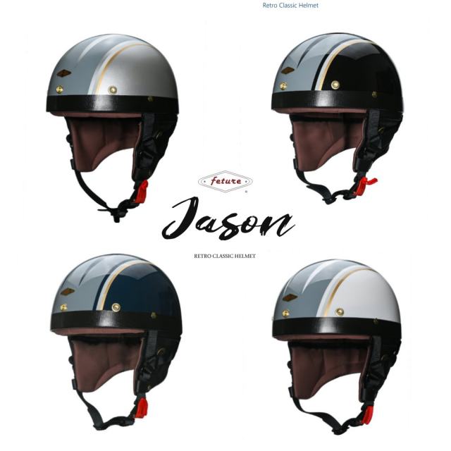 Taiwan Feture Feiqiao retro half helmet, scoop helmet, small helmet ...