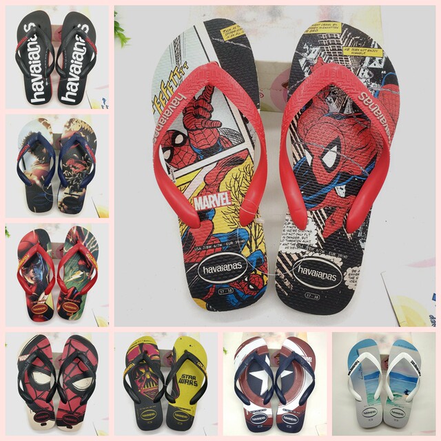 Brazilian havaianas Havana flip-flops summer seaside men's flip-flops ...