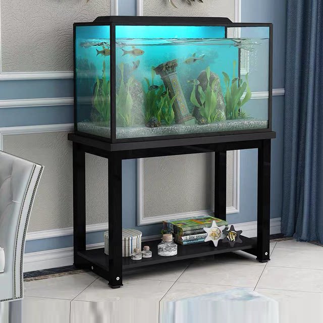 Fish tank shelf fish tank table bottom cabinet base small metal wrought ...
