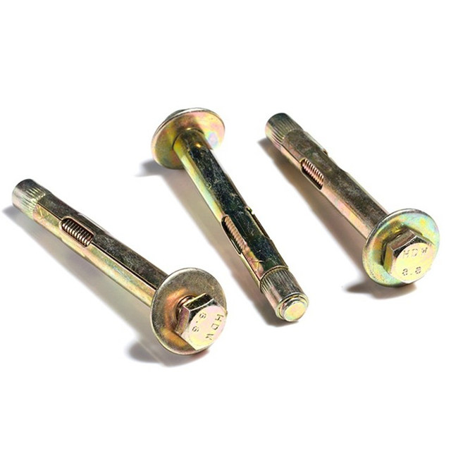 Three combination internal expansion screw/shelf expansion bolt ...
