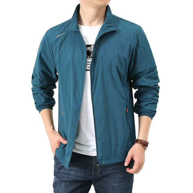Men's sunscreen clothes summer outdoor loose jacket breathable thin ...