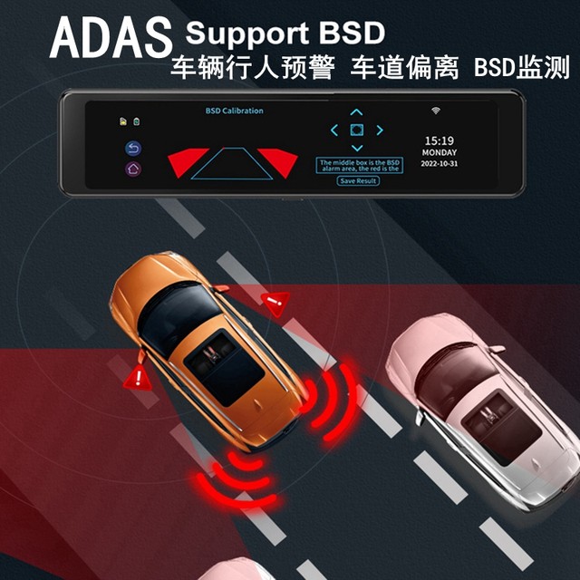 ADAS early warning pedestrian collision anti -collision instrument 4K ...