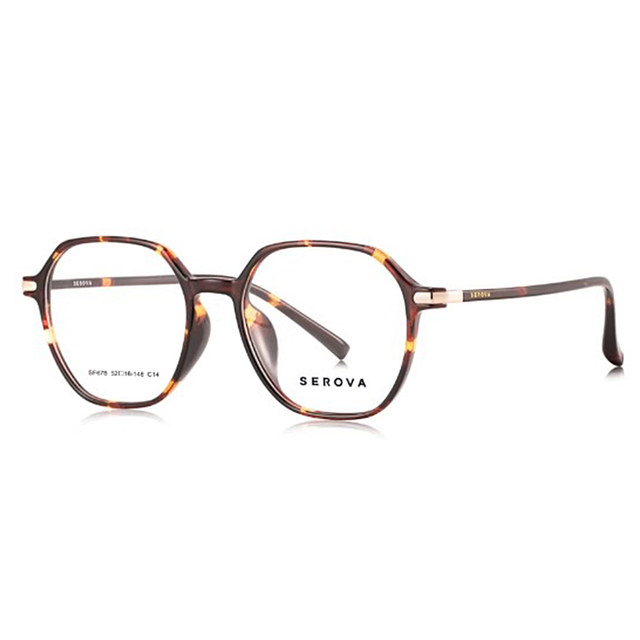 Swarovski myopia glasses frame for men and women simple retro TR90 Maillard style square frame ...