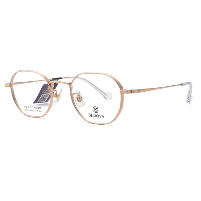 Swarovski glasses frame ultra-light titanium frame small frame with ...
