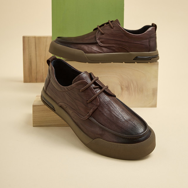 Bestu 2024 Autumn Shopping Mall New Genuine Leather Comfortable Soft ...