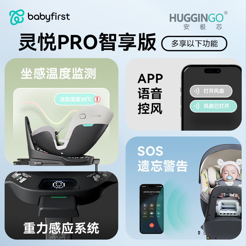 Silla de Seguridad Infantil Baby First Lingyue Pro - 0-7 Años - Isofix