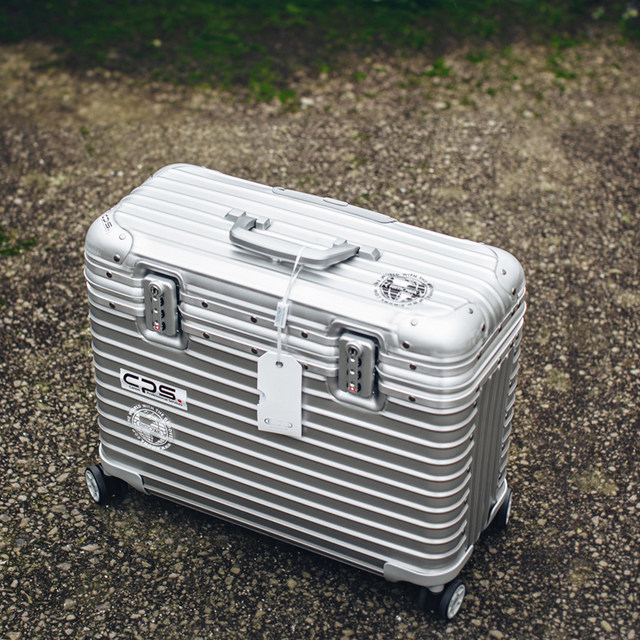 All-aluminium-magnesium alloy photography trolley case flip-top 20-inch ...