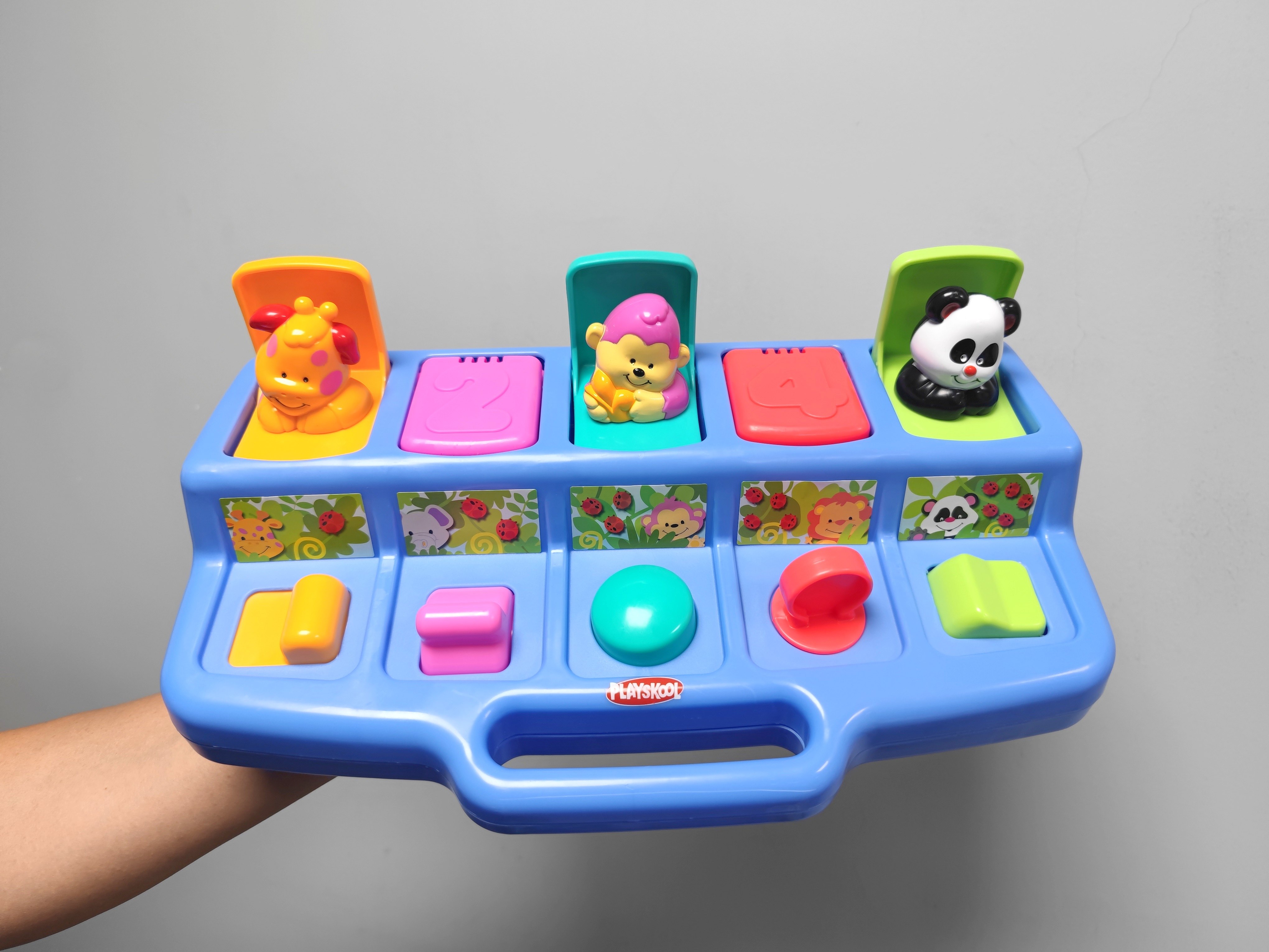 Children's Animal Pop-Up Peek-a-Boo Educational Toy with Surprise ...