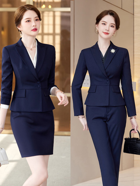 Jewelry shop work clothes for women in autumn and winter professional ...