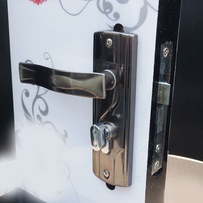 Old Iron Panel Replacement Lock - Indoor Steel Wooden Door Lock with 50 ...