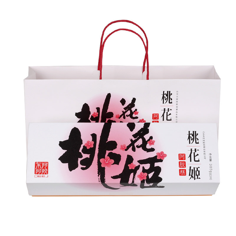 Peach Blossom Girl Donkey-hide Gelatin Cake 300g - Genuine Ejiao Gift Box
