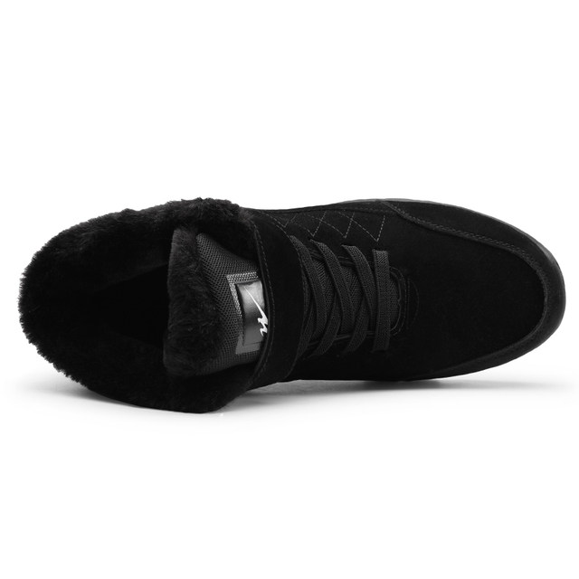 Double Star Old Man Shoes Men's Winter Warm Warm and Velvet Thickens ...