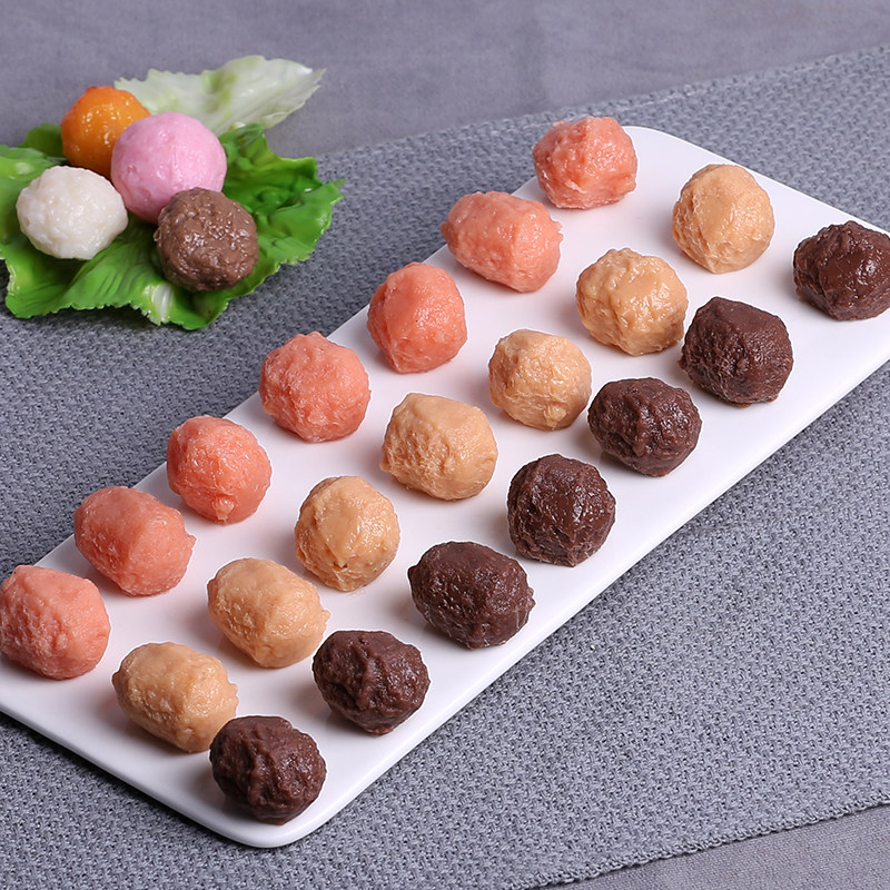 Simulation Food Display Props | Beef Ball, Fish Ball, Shrimp Ball ...