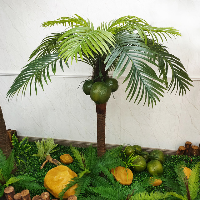 Simulated coconut tree, fake coconut tree, tropical Hainan style ...