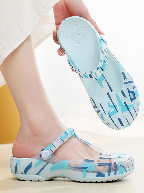 New VEBLEN authentic hole shoes for women, summer non-slip beach shoes ...