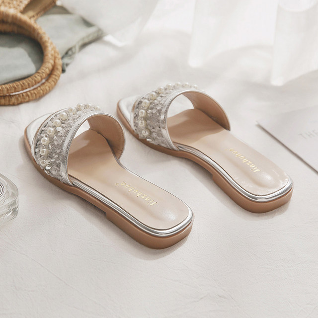 Sheepskin version ~ summer silver flat fairy style with skirt French ...