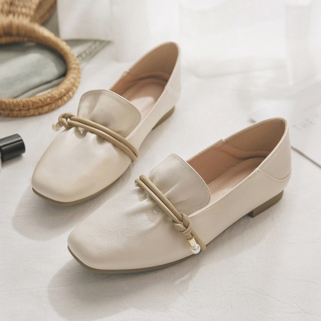 Sheepskin version ~ Evening shoes, slip-ons, lazy commuter flat-soled ...