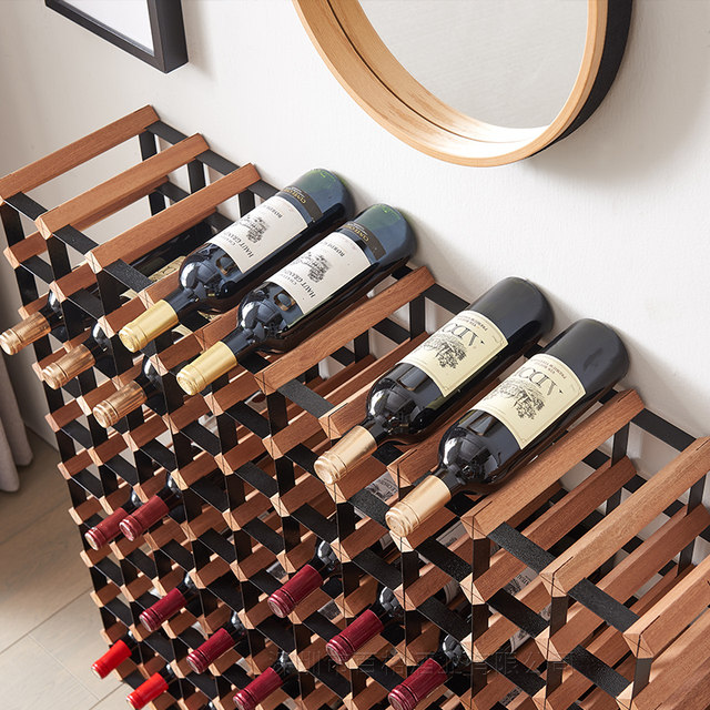 Shatin 1 meter solid wood red wine rack custom wine cabinet home living ...