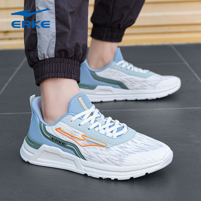 Red Star Erke Sports Shoes Men's Autumn and Winter Men's Shoes Mesh ...