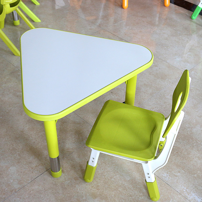 Yucai Kindergarten Table | Triangular Study Table for Kids | Lift ...