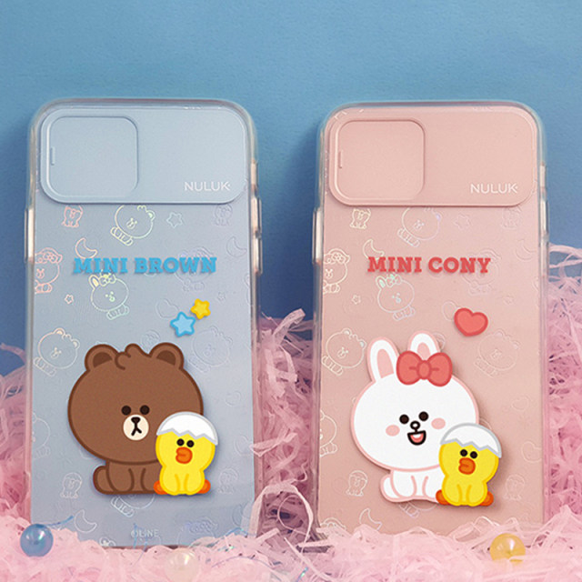 LINE Brown Bear iPhone 11 Calling Flash Mobile Phone Case MAX Cartoon ...