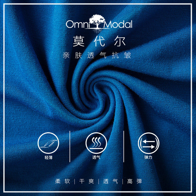 Canvaus Modal Short-Sleeved Round Neck Slim Basic Solid Color Half ...