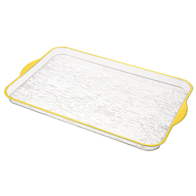 Light luxury tea tray tray for home use with tea cups, water cups, tea ...