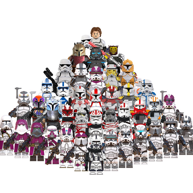 China Building Blocks Star Wars Storm Troopers Series Nova Legion Command Cavalry Squad WM ...