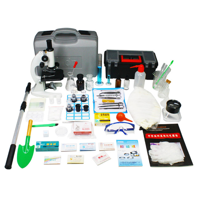 Biological experiment box full set of hand-held experiment box middle ...