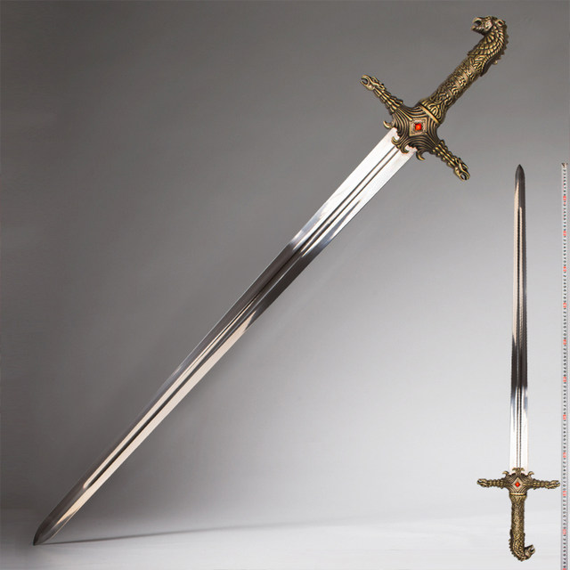 Game of Thrones Brienne Jaime Full Metal Western Oath Keeper Sword A ...