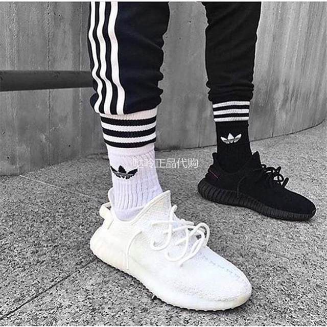 Counter genuine adidas three -leaf grass men's and women's high -top ...