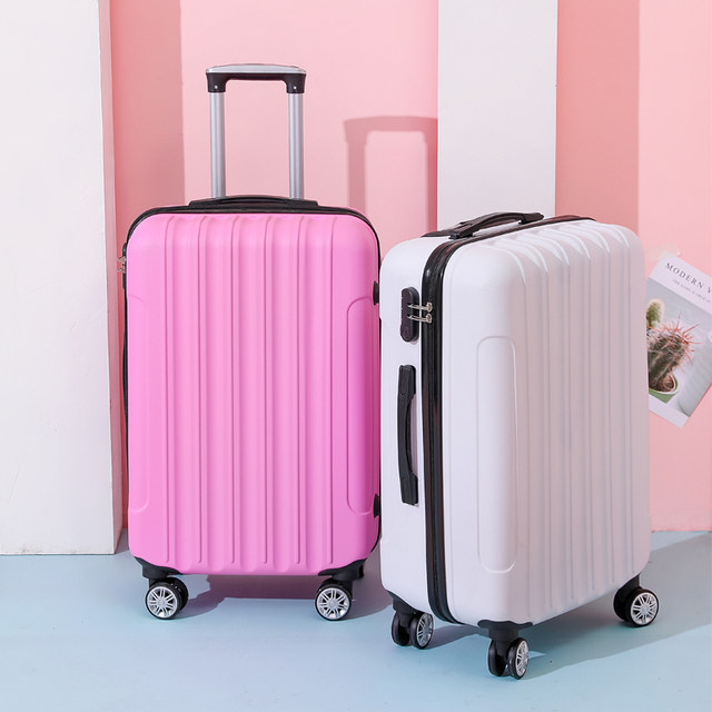 Luggage luggage for men and women with password travel leather suitcase ...