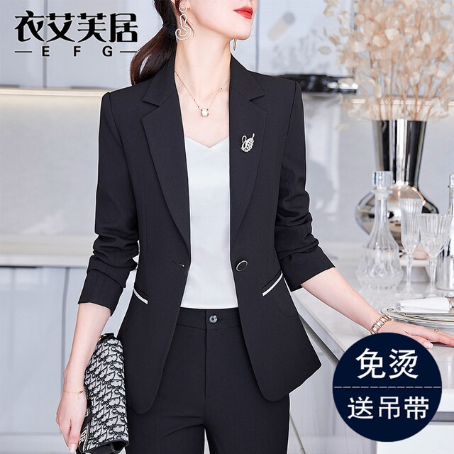 Small blazer women's autumn and winter 2024 new high-end formal tops ...