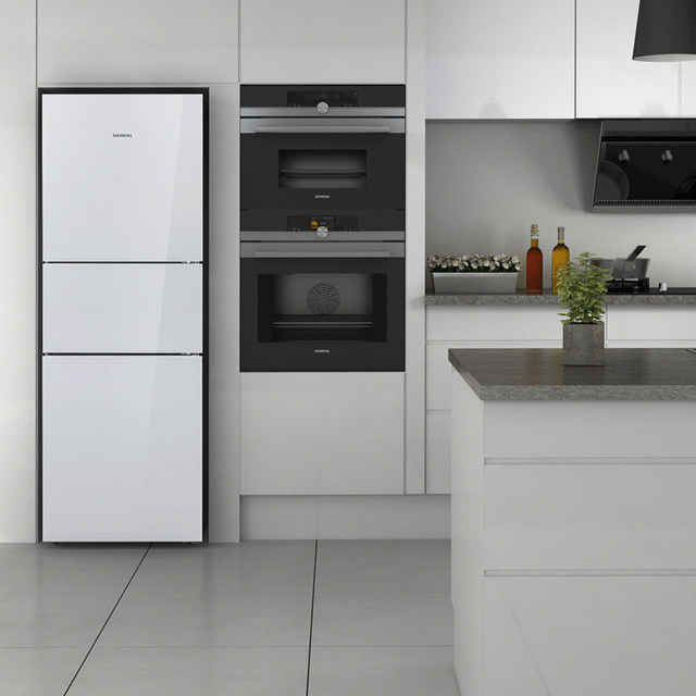 Siemens 274L three-door household small refrigerator official frost ...