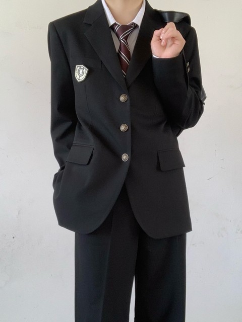 Kimura DK Japanese uniform blue color suit jacket men jk female college ...