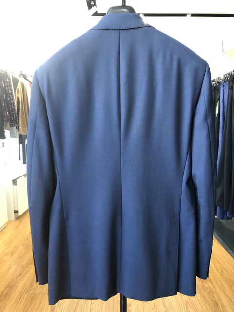 Dayang Chuanshi men's TRANDS suit British Dome wool fabric navy blue ...