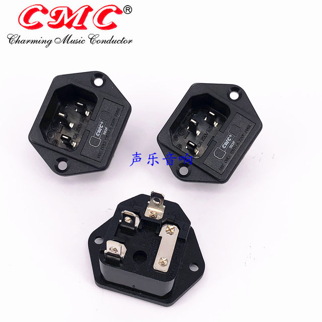 CMC high-performance nickel-free rhodium-plated power socket tailstock ...