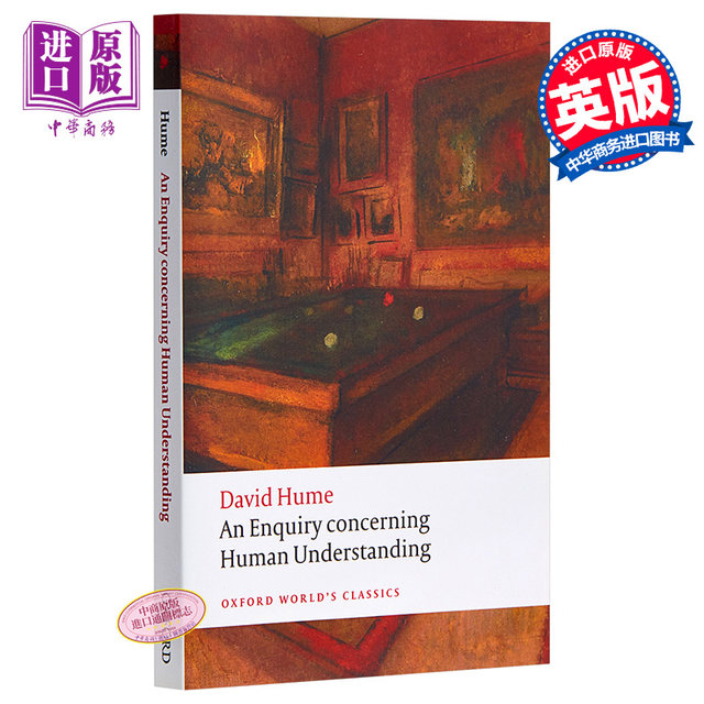 David Hume: A Study of Human Reason Oxford World Classics Series English Original ...