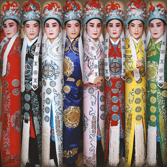 Opera costume group flower sword costume big martial artist general Yue ...