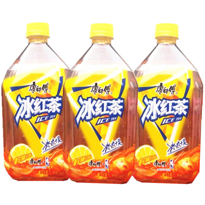Master Kong Iced Black Tea Lemon Flavor 1L Bottle Lemon Flavored Tea ...