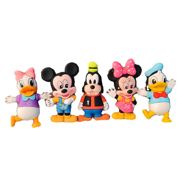 Cute Mickey refrigerator magnet creative 3d cartoon animation entrance ...